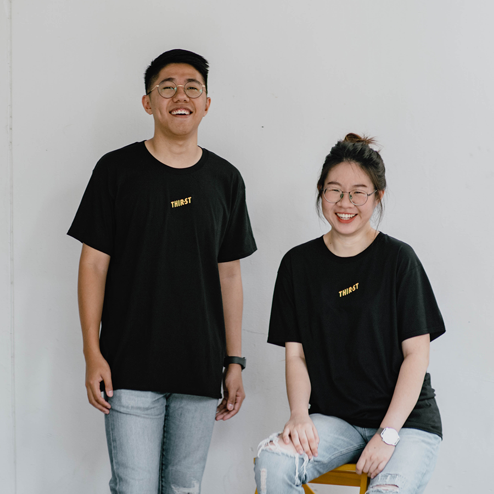 Thir.st Embroidered Logo T-Shirt (Black) – Thirst Collective